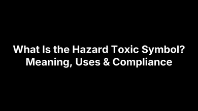 What Is the Hazard Toxic Symbol? Meaning, Uses & Compliance – Safety Decals