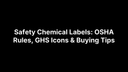 Safety Chemical Labels: OSHA Rules, GHS Icons & Buying Tips – Safety Decals