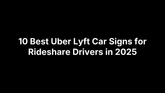 10 Best Uber Lyft Car Signs for Rideshare Drivers in 2025 – Safety Decals