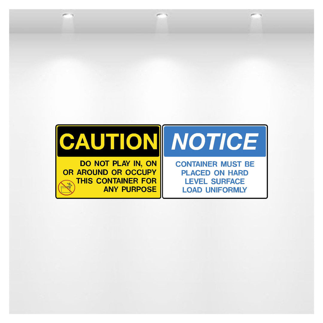 Decal - Caution Do Not Play In, On, Around | Safety Decals