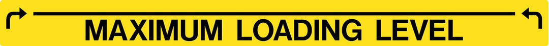 Decal - Maximum Loading Level Big (Yellow) | Safety Decals